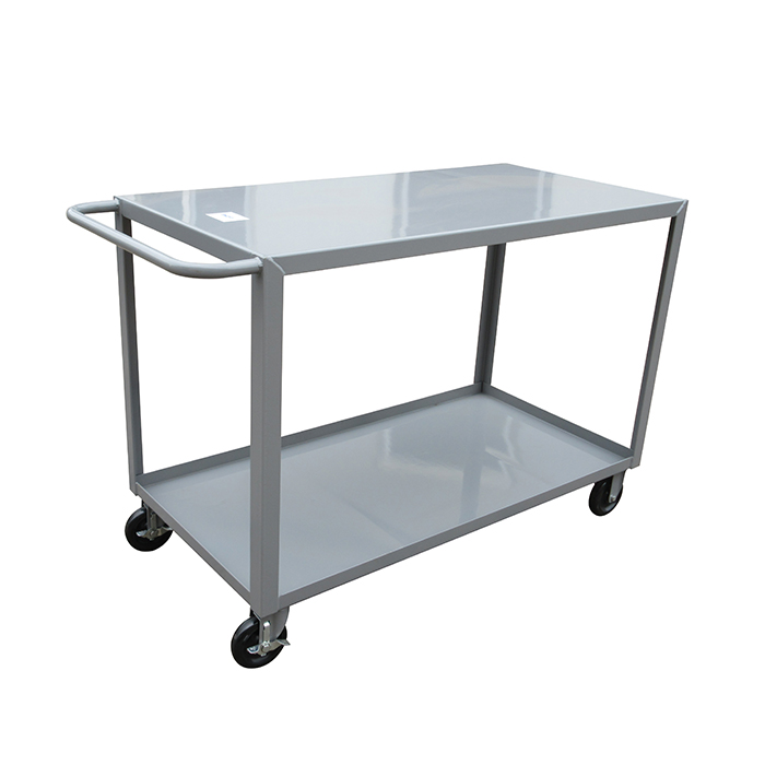 Steel Flat Handle Utility Cart, 1200 lb. Load Capacity, Number of ...
