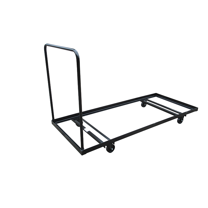 74″L x 31″W x 43″H Black Folding Table Dolly, 700 lb. Load Capacity ...